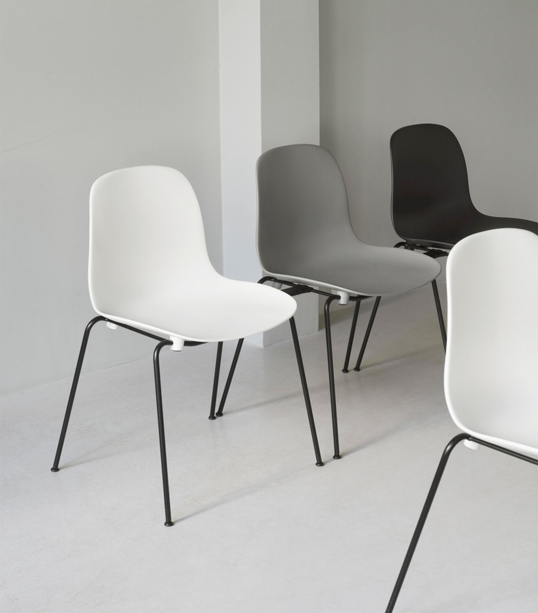 Form Chair Stacking Upholstered | Dining Chair | District – District ...